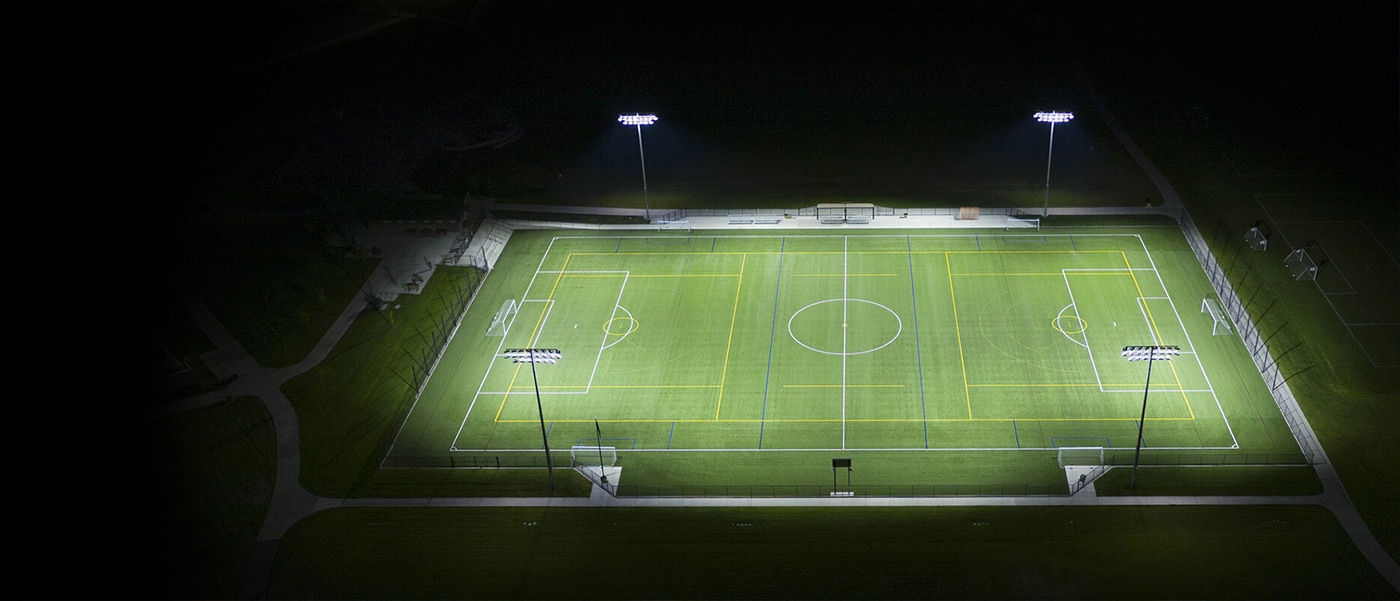 Intrusion lumineuse due à l'éclairage sportif et à l'éclairage public